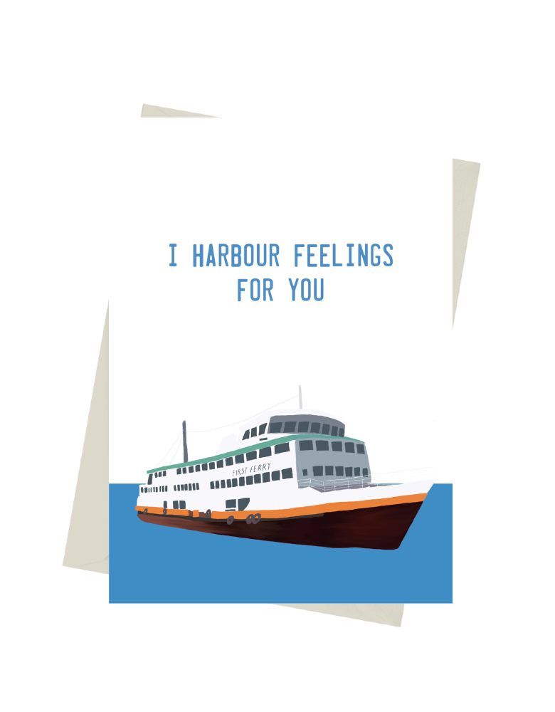 I Harbour Feelings | Hong Kong Greeting Card – 852prints