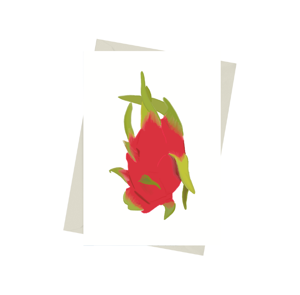 Dragonfruit | Asian Greeting Card – 852prints